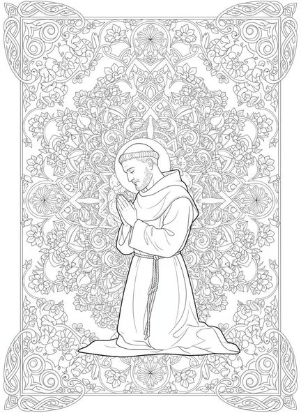 Catholic Coloring Pages — Free Printable Saints & Sacraments