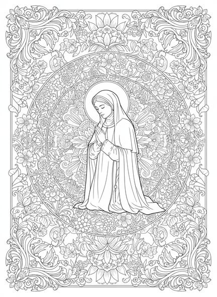 Catholic Coloring Pages — Free Printable Saints & Sacraments
